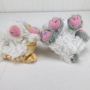 Toys | Cabbage Patch Kids Cat Plush Set Stuffed Animals White Gray ...